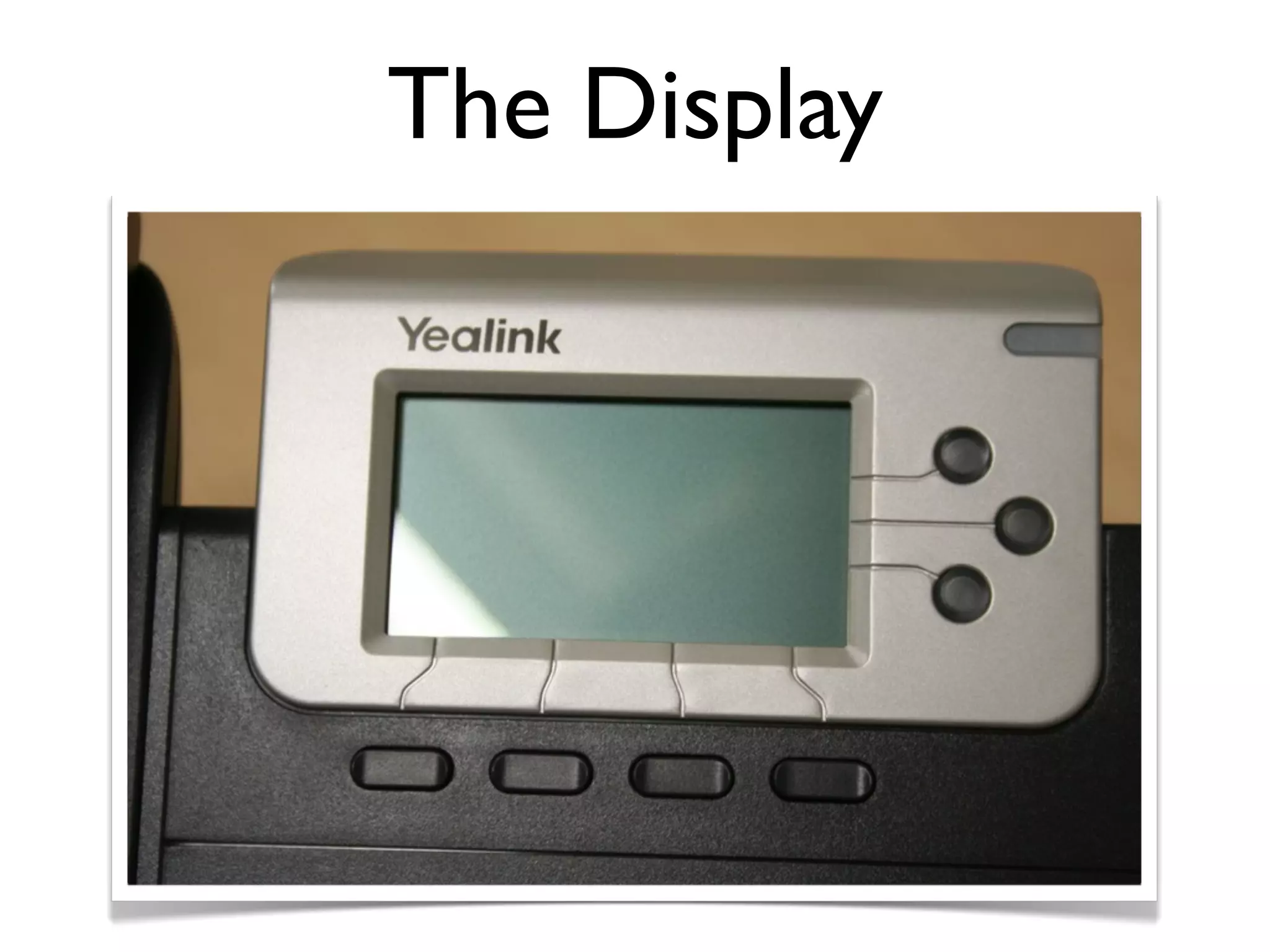Using your new Yealink desktop handset | KEY