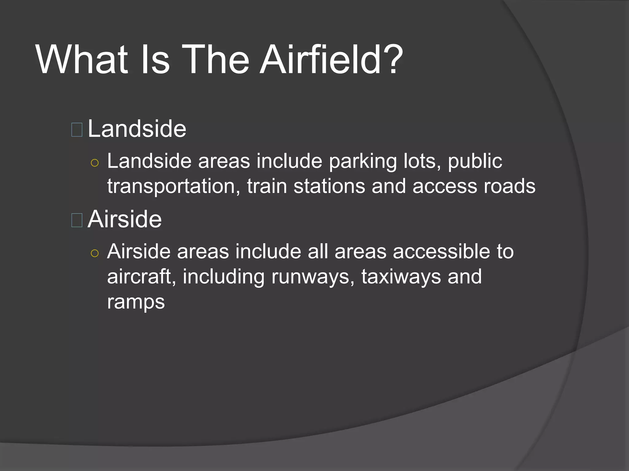 Training presentation - How to drive on the Airfield | PPTX