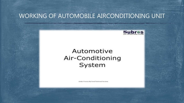 subros Auto Airconditioning | PPTX