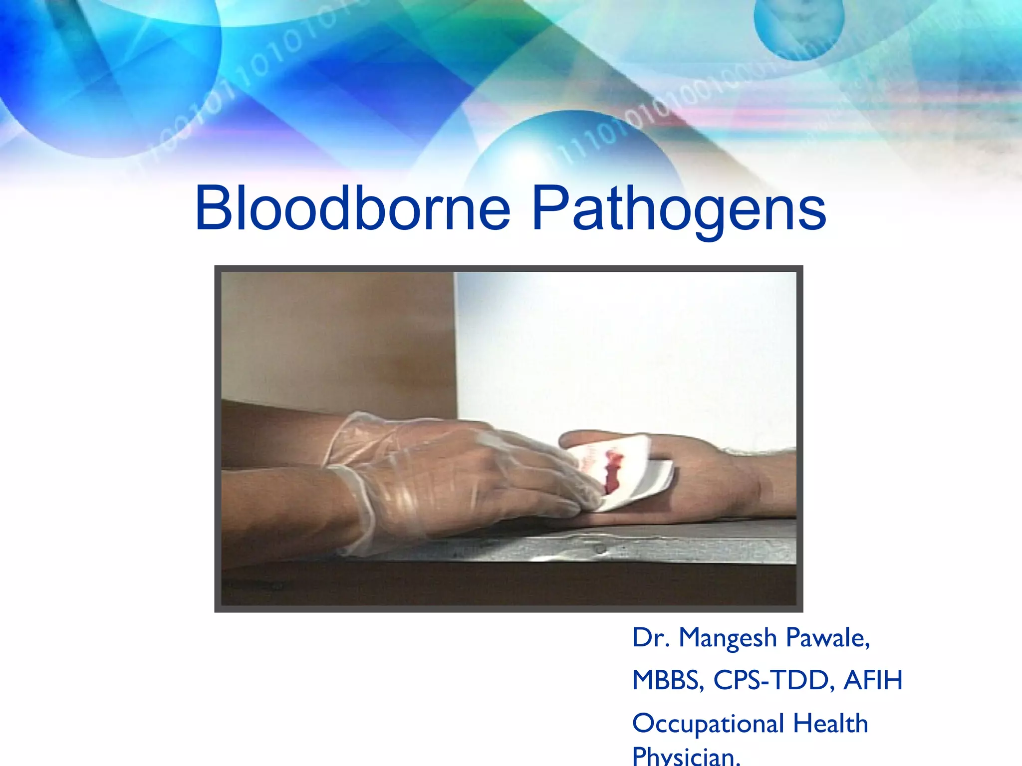 Training presentation bloodborne pathogens | PPT