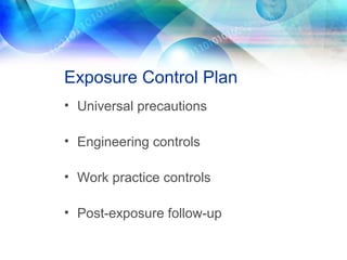 Training presentation bloodborne pathogens | PPT