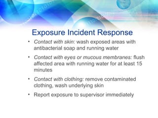 Training presentation bloodborne pathogens | PPT