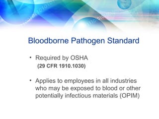 Training presentation bloodborne pathogens | PPT