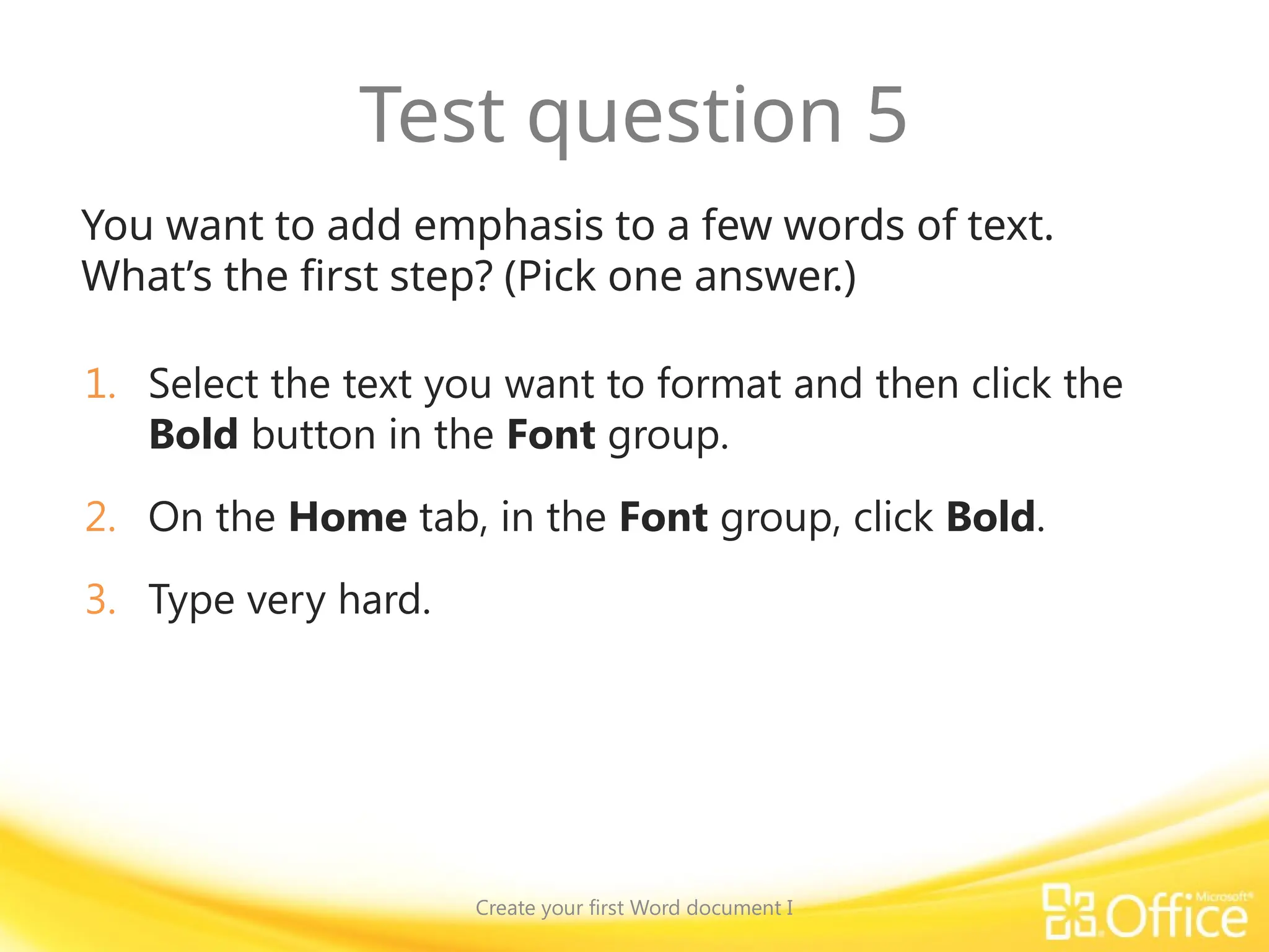 training presentation - create your first word document i.pptx