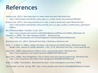 Training Presentation Time Management | PDF