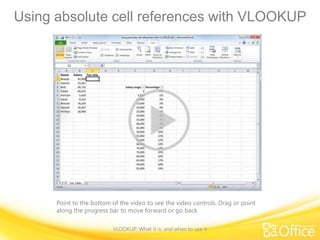 Training presentation vlookup - what it is, and when to use it | PPTX