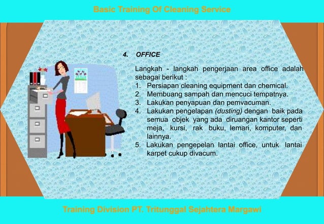 TRAINING PRESENTATION CLEANING SERVICE 1.ppt