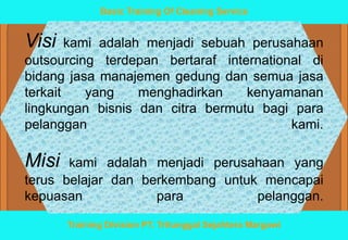 TRAINING PRESENTATION CLEANING SERVICE 1.ppt