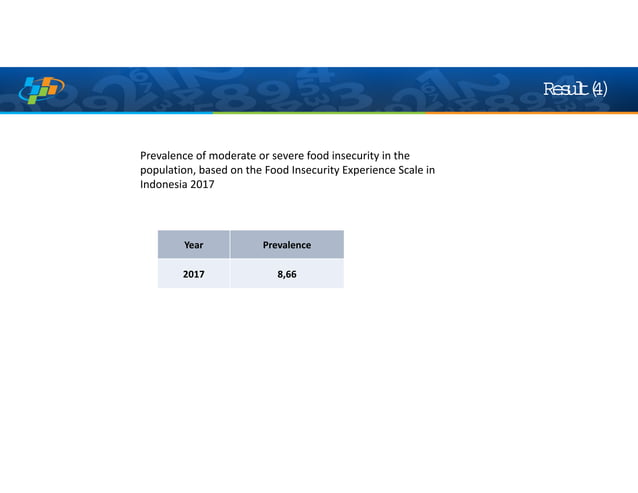 TRAINING PRESENTATION ON MEASURING THE FOOD INSECURITY EXPERIENCE SCALE ...