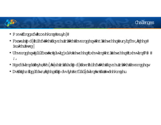TRAINING PRESENTATION ON MEASURING THE FOOD INSECURITY EXPERIENCE SCALE ...