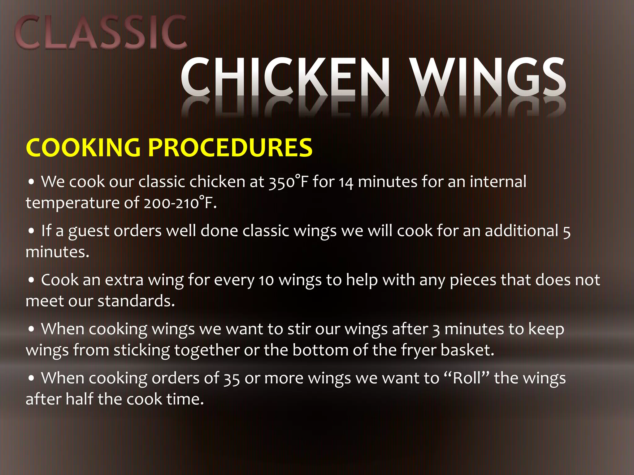 Training Wingstop | PPTX