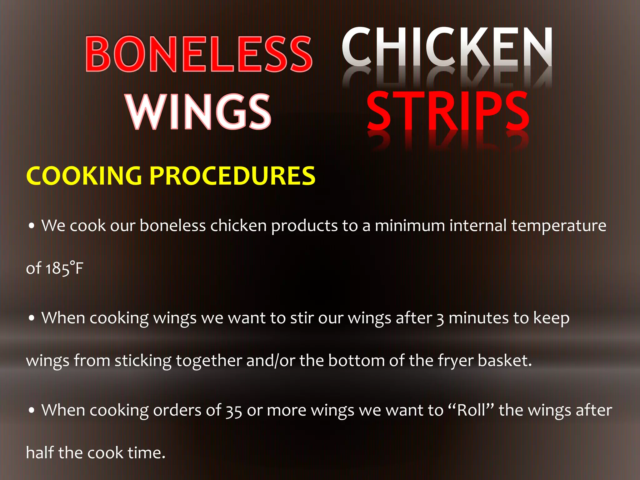 Training Wingstop | PPTX