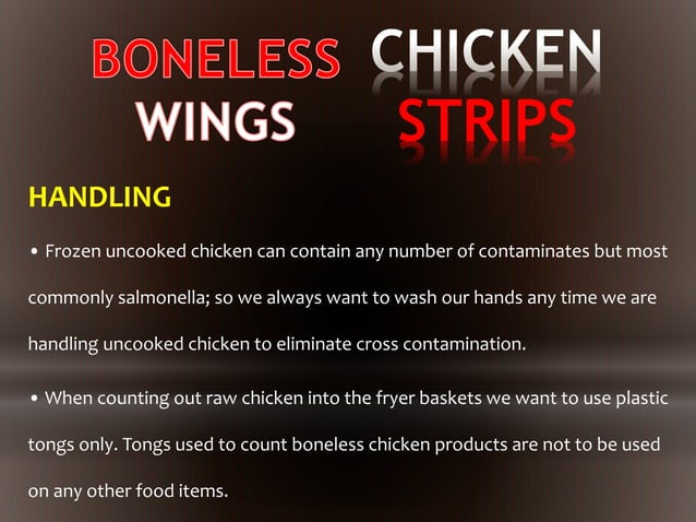 Training Wingstop | PPTX | Cooking | Food & Drink