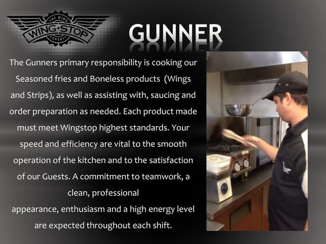 Training Wingstop | PPTX | Cooking | Food & Drink