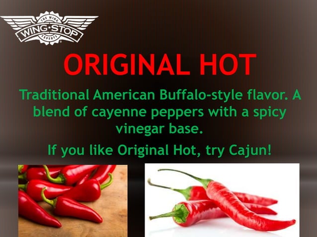 Training Wingstop | PPTX | Cooking | Food & Drink