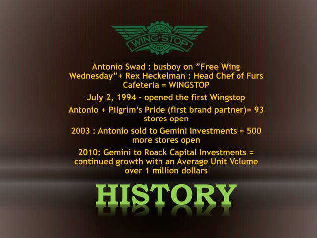 Training Wingstop | PPTX | Cooking | Food & Drink