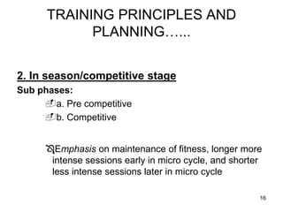 TRAINING PRINCIPLES AND PLANNING powerpoint.ppt