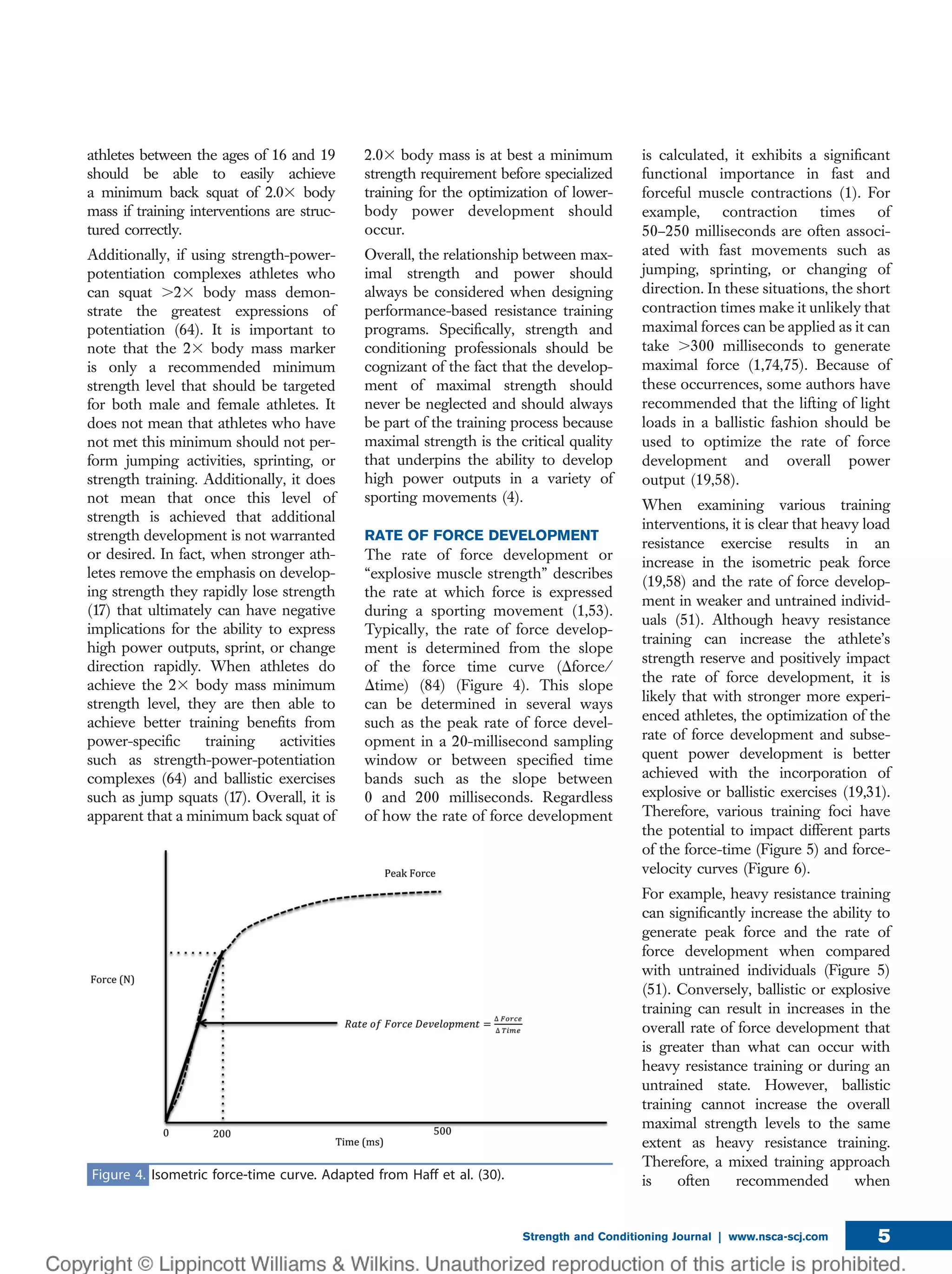 Training Principles for Power | PDF