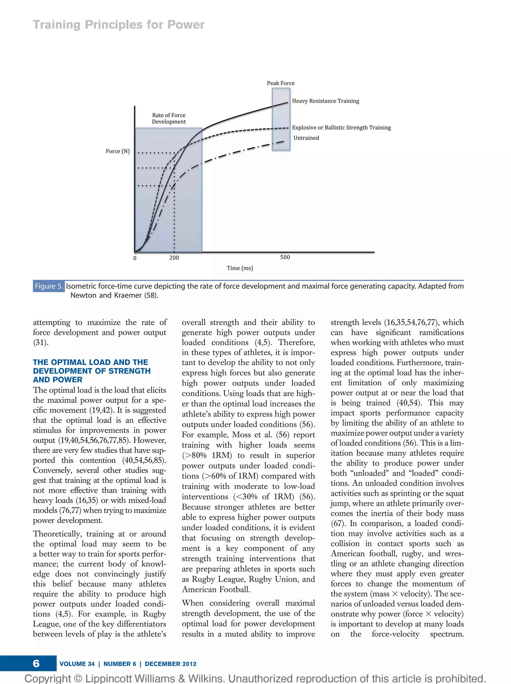 Training Principles for Power | PDF