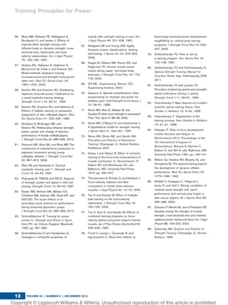 Training Principles for Power | PDF