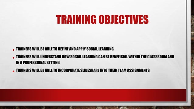 Training: Professional Learning | PPT
