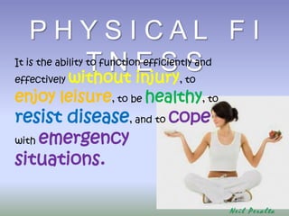 Be fit! Transform Yourself | PPT