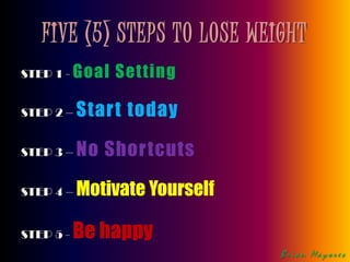 Be fit! Transform Yourself | PPT