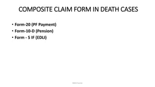 PF advance claim and other claims process | PPTX