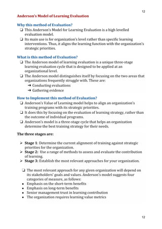 Training program effectiveness a measuring instrument (1) | PDF