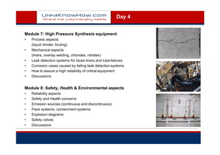 Training program for_urea_engineers_july_by ukh | PDF