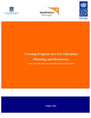 Training program on civic education, eng | PDF