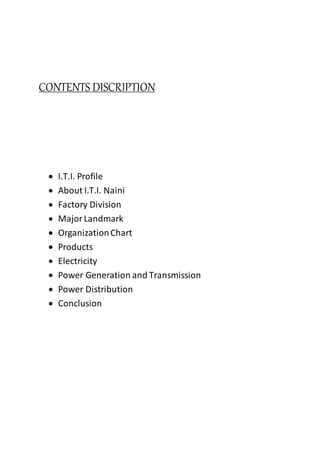Training project for Electrical Engineering Student | DOCX