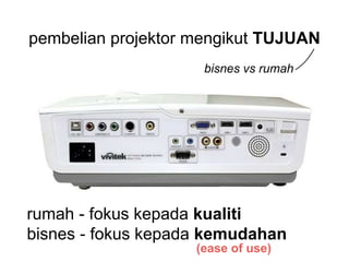 Panduan Membeli Projektor | PPTX