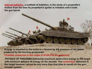 Barrel pressure measurements inside a gun chamber | PPTX | Arms ...