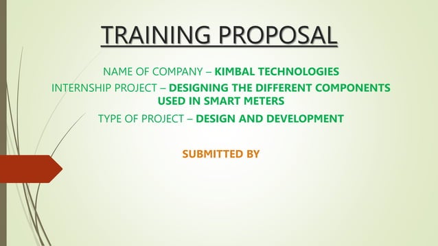 TRAINING PROPOSAL(CO20142).pptx