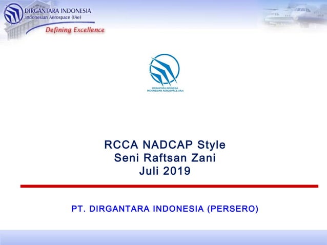 Training rcca nadcap style - juli 2019 | PPT