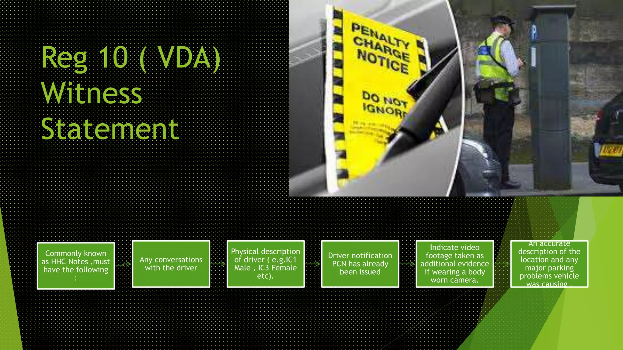 Regulation 10 Penalty Charge Notice | PPTX