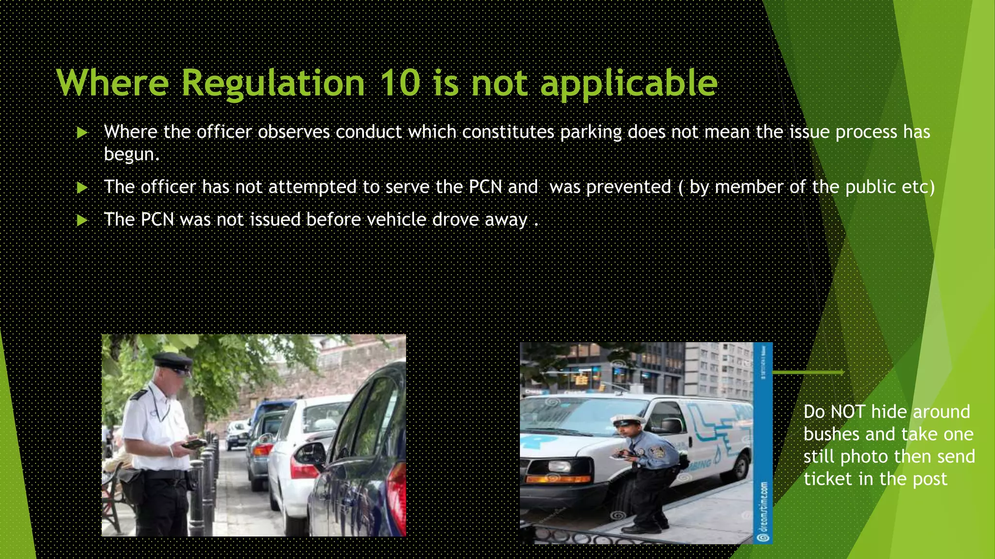 Regulation 10 Penalty Charge Notice | PPTX