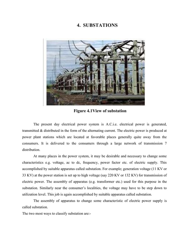 33/11 kV substation (u.p.p.c.l.) | DOCX | Business Utilities | Business