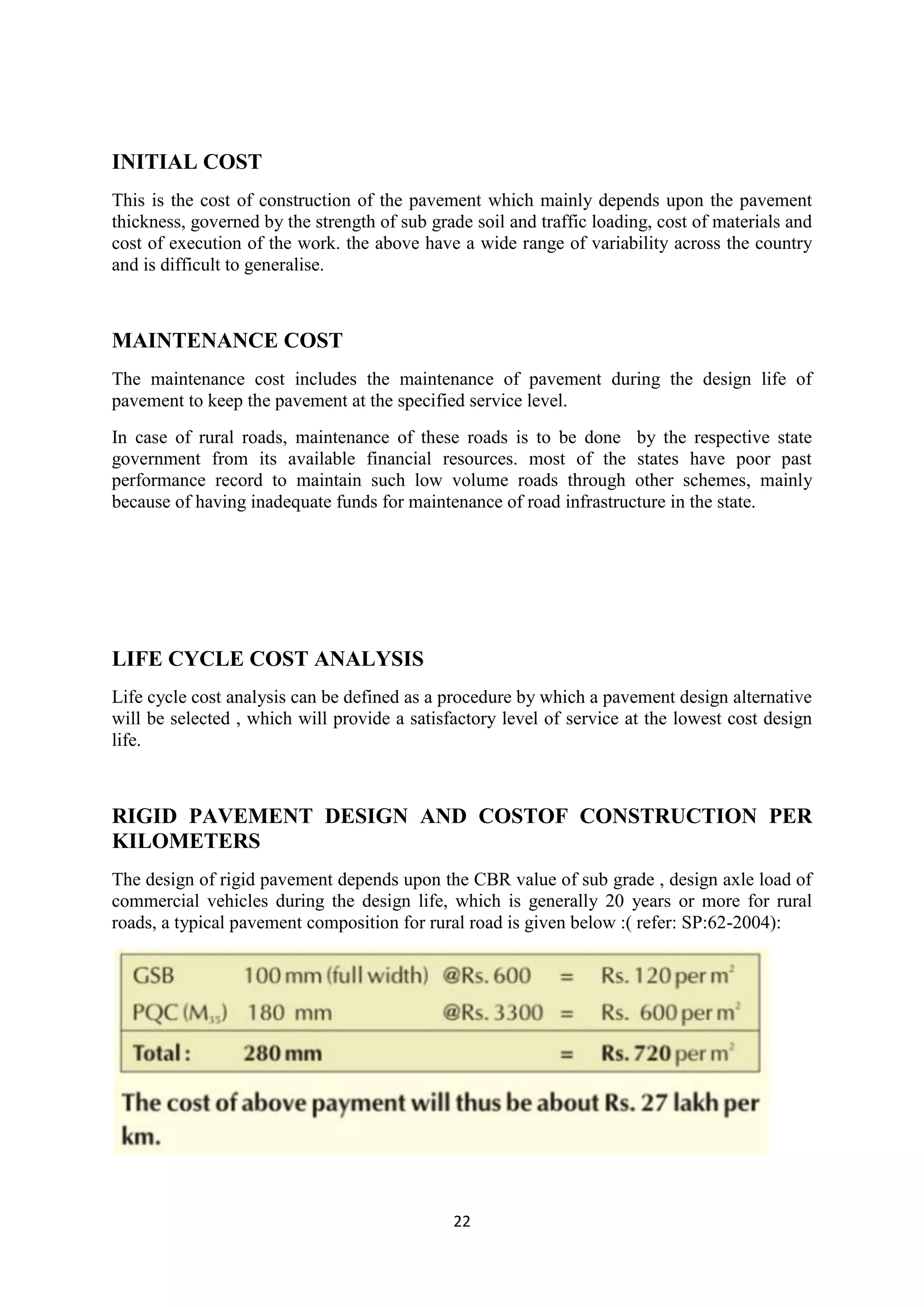PROJECT REPORT ON ROAD CONSTRUCTION | PDF