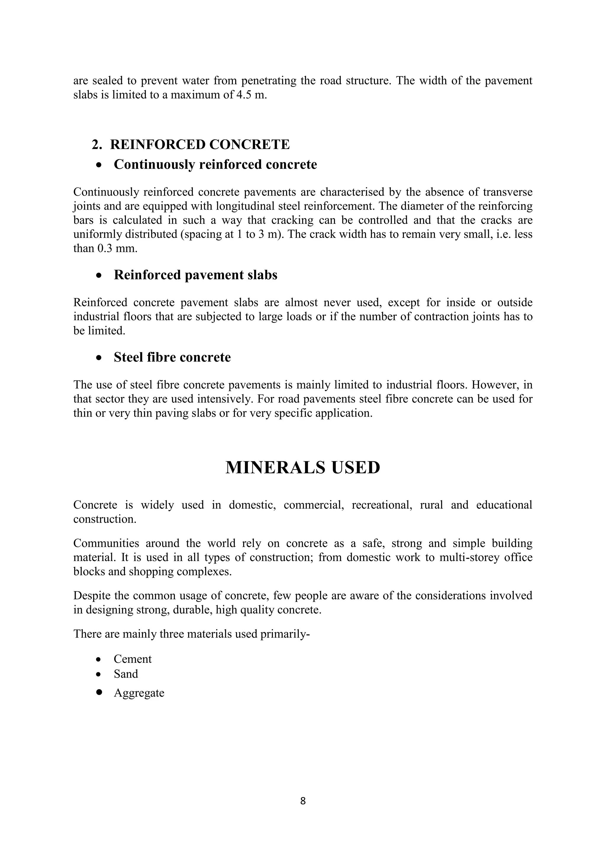 PROJECT REPORT ON ROAD CONSTRUCTION | PDF