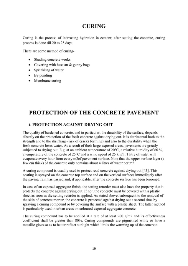 PROJECT REPORT ON ROAD CONSTRUCTION | PDF | Civil Engineering Industry ...