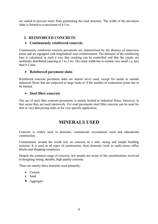 PROJECT REPORT ON ROAD CONSTRUCTION | PDF | Civil Engineering Industry | Industries