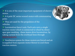 Training report of Electric Loco Shed | PPTX