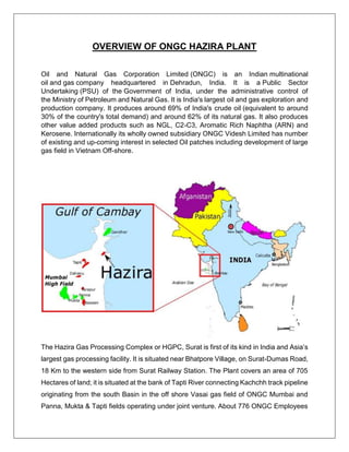 Industrial Training report at ONGC | PDF