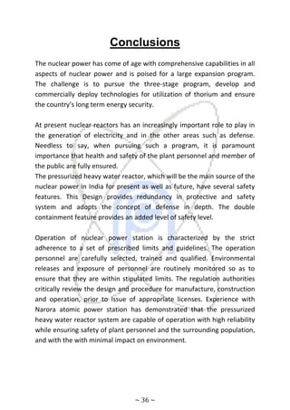 Narora Atomic Power Plant Vocational Training Report | PDF