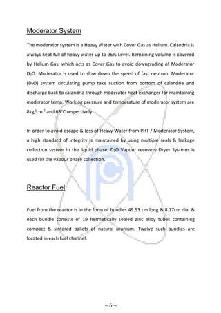Narora Atomic Power Plant Vocational Training Report | PDF