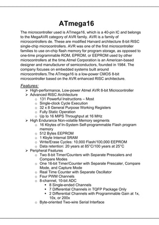 Training report on Embedded Systems and MATLAB | PDF