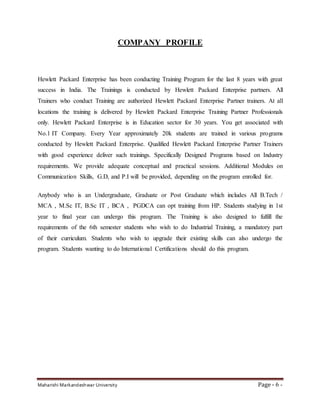 Core Java Training report | DOCX