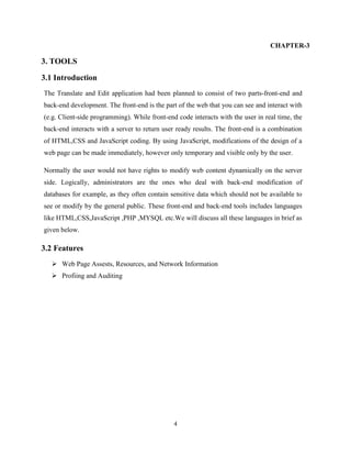 Training report on web developing | PDF